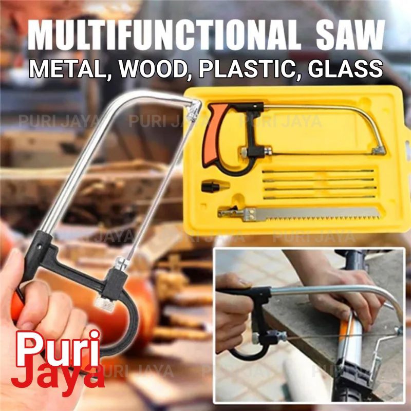 Jual Gergaji Besi 8 in1 Kayu Multi Purpose Magic Hand Saw Steel Metal ...