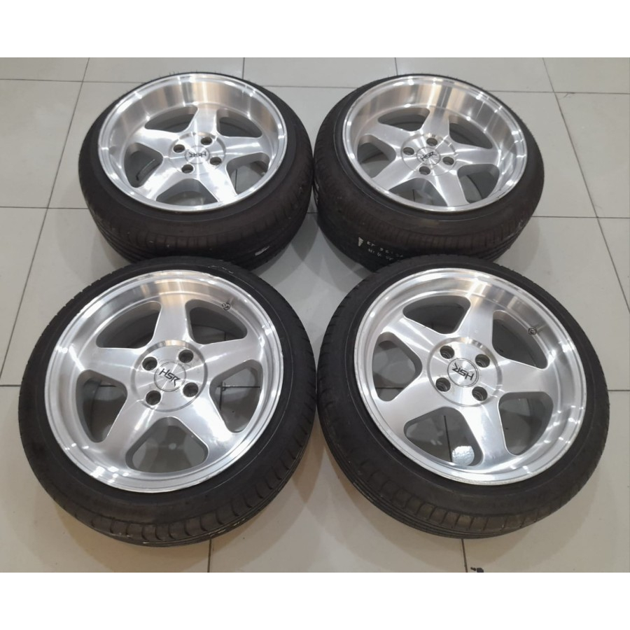 Jual Velg Mobil Bekas Ring 16 Lubang 4 LOUD HSR R16X8-9 4X100 BAN 195 45 R16 | Shopee Indonesia