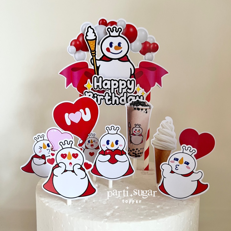 Jual Custom Cake Topper 3D Hiasan Kue - Dekorasi Ulang Tahun - Karakter ...