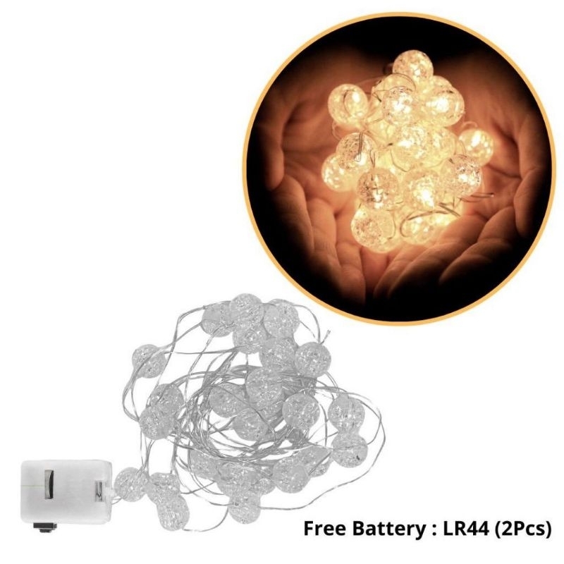 Jual LAMPU TUMBLR BOLA KAWAT MINI / TUMBLR LIGHT KAWAT BOLA / LAMPU ...