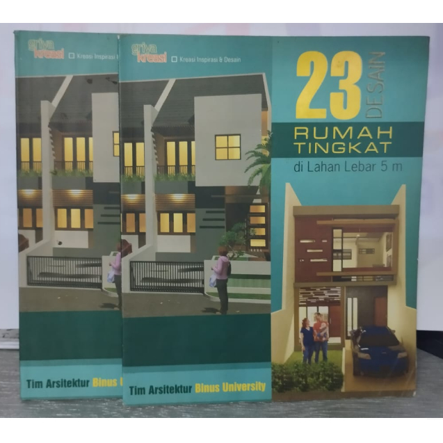 Jual Buku 23 DESAIN RUMAH TINGKAT Di Lahan Lebar 5 Meter, bangun rumah | Shopee Indonesia