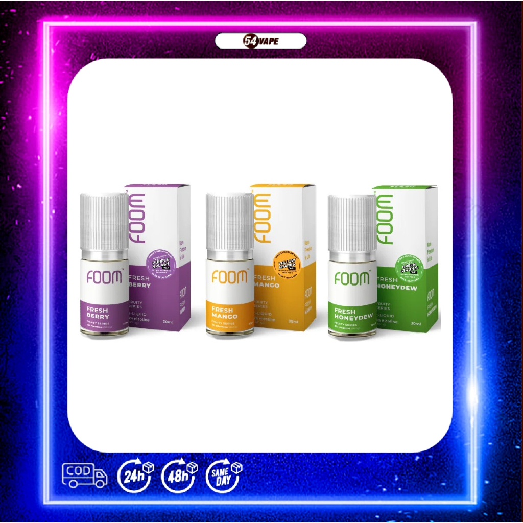 Jual Liquid FOOM Saltnic Fresh Series 30ml 30mg | Shopee Indonesia