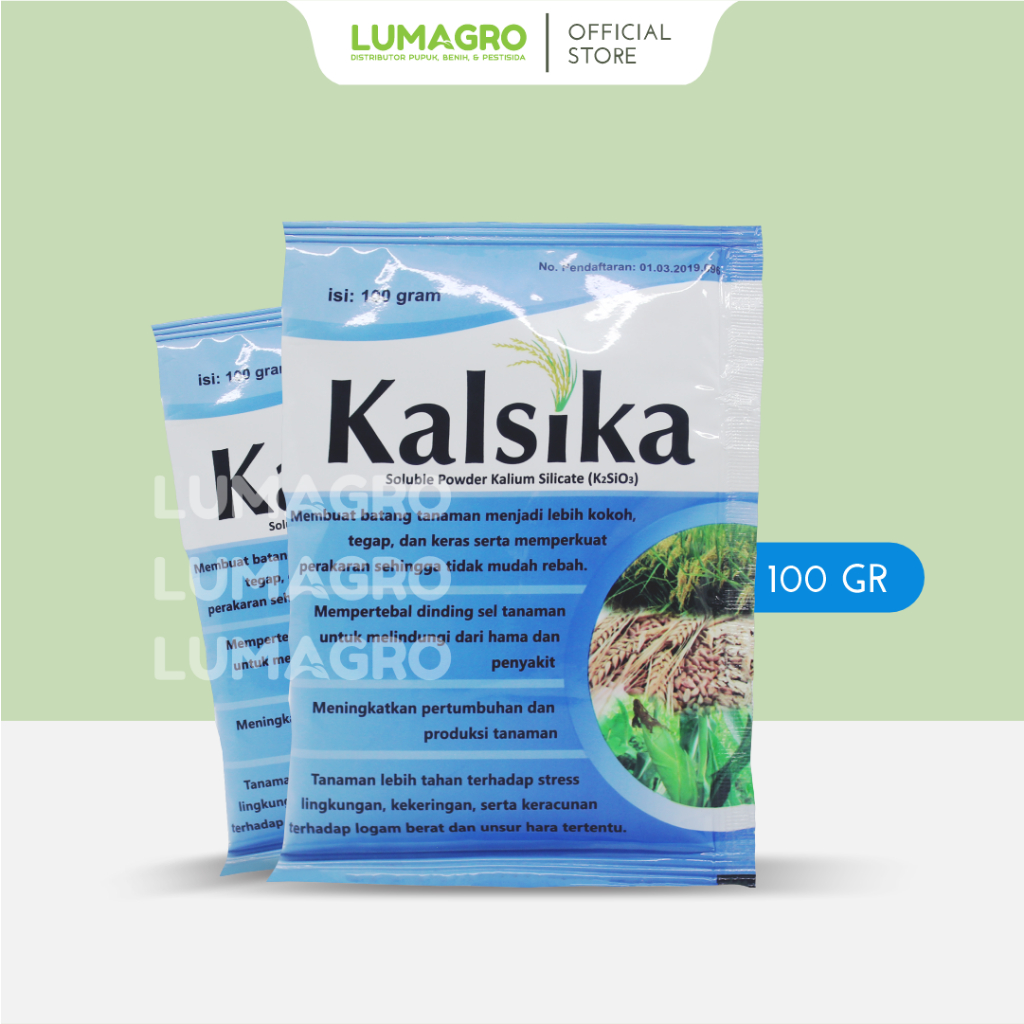 Jual Pupuk Kalsika 100gr Kalium dan Silika Nutrisi Tanaman Penguat ...
