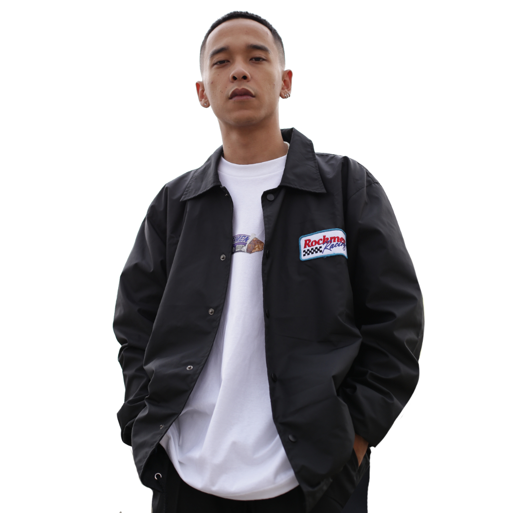 Jual Jacket Coach Pria warna Hitam Rockmen Artikel Ericson | Shopee ...