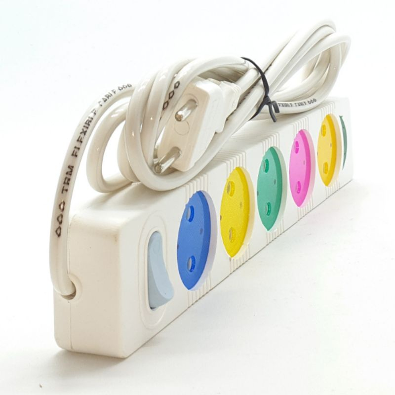 Jual SKK-103~106 1,5M 3M 3L 4L 5L 6L TRM Multicable Stop Kontak Saklar Lampu Kabel 1,5M 3M ...