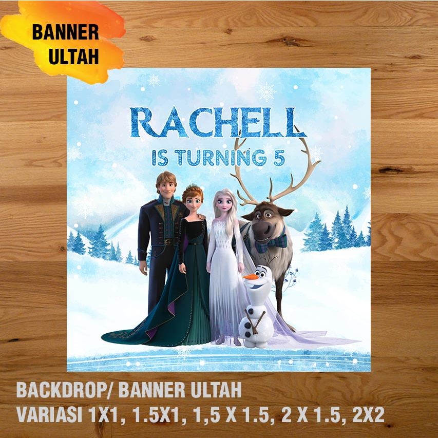 Jual FROZEN II BANNER/ BACKDROP/ SPANDUK ULANG TAHUN UL-TAH | Shopee ...