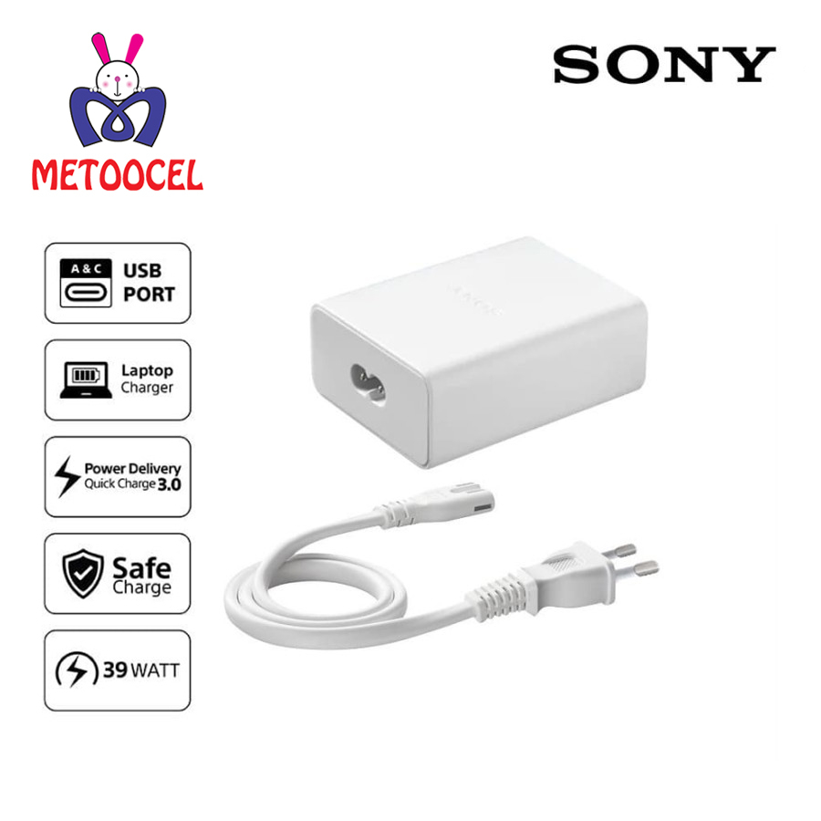 Jual SONY CP-ADRM2 USB PD Type-C compatible AC adaptor Charger Travel Adaptor | Shopee Indonesia