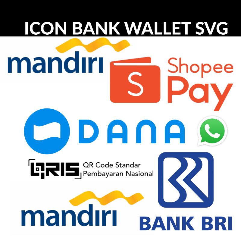 Jual Icon Pack Pembayaran Payment Lengkap Svg | Shopee Indonesia