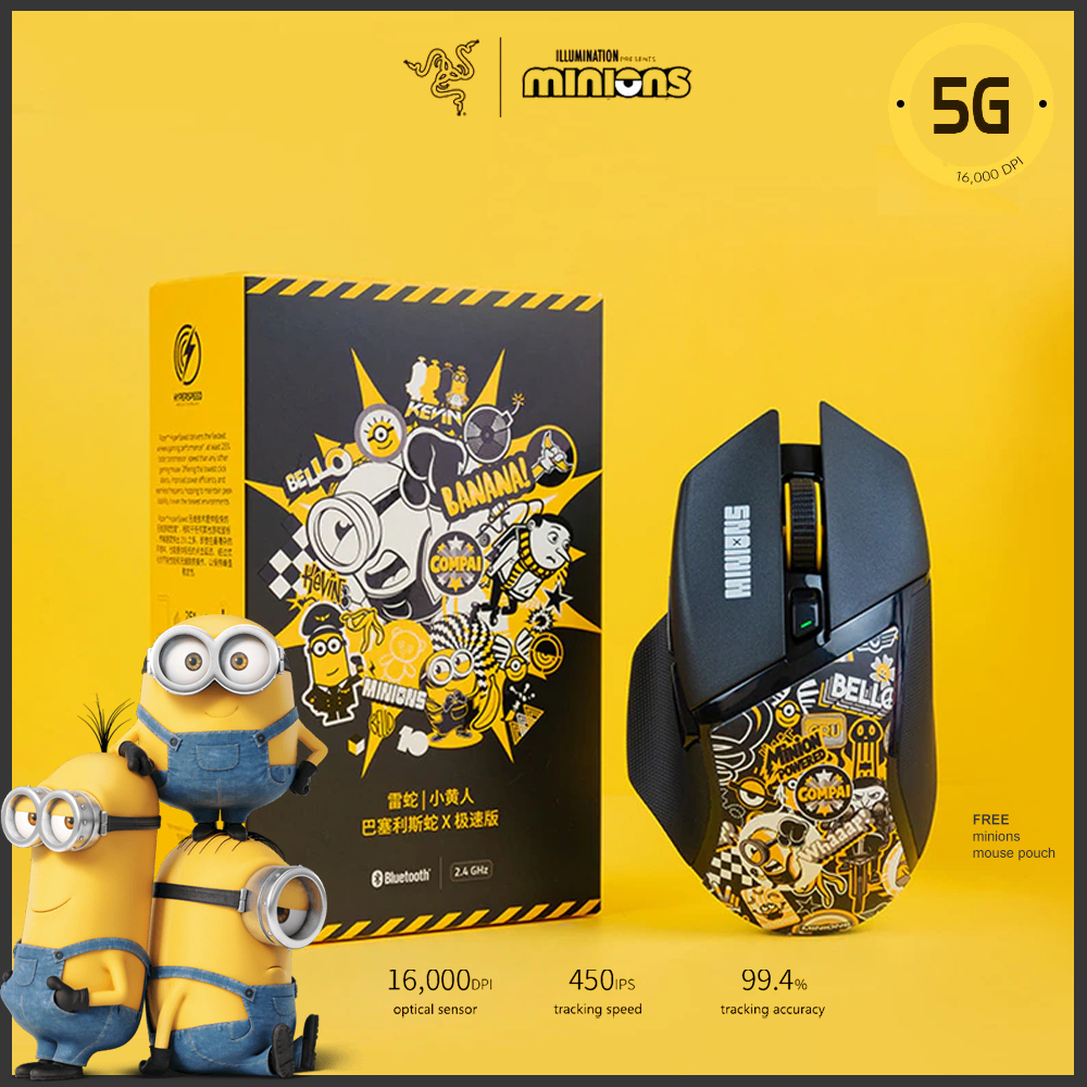 Jual Razer Basilisk X HyperSpeed - minions Limited Edition | Shopee ...