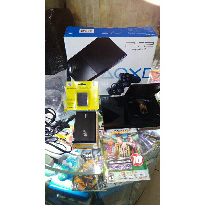 Jual ps2 slim seri 90006 multifungsi bisa pakai optik atau hardisk | Shopee Indonesia