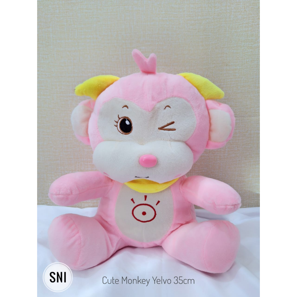 Jual Boneka Cute Monkey SNI | Boneka Monyet Lucu | Shopee Indonesia