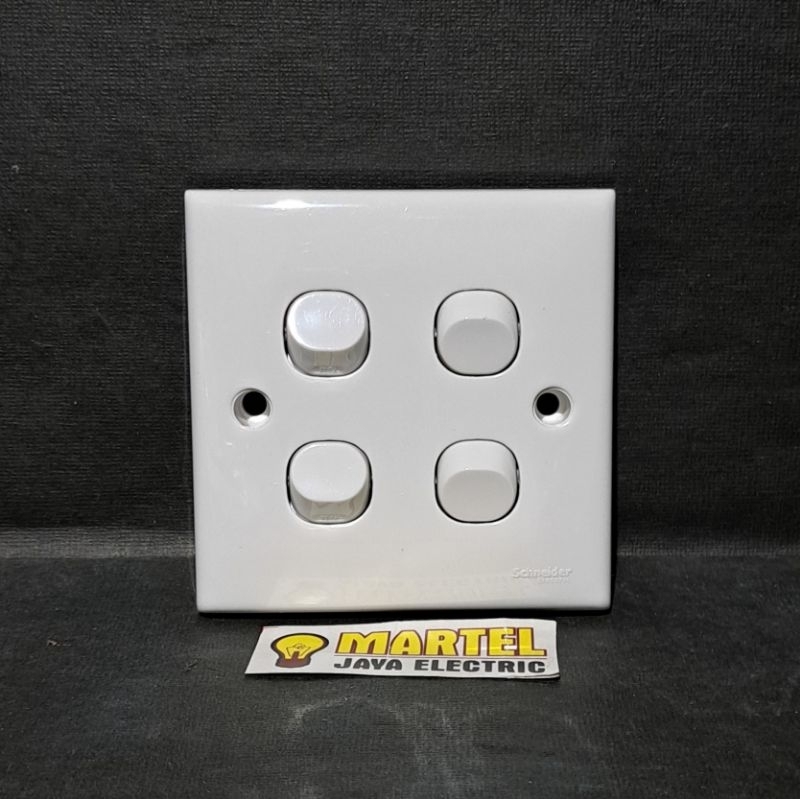 Jual Saklar 4 clipsal schneider classic 4 gang | Shopee Indonesia
