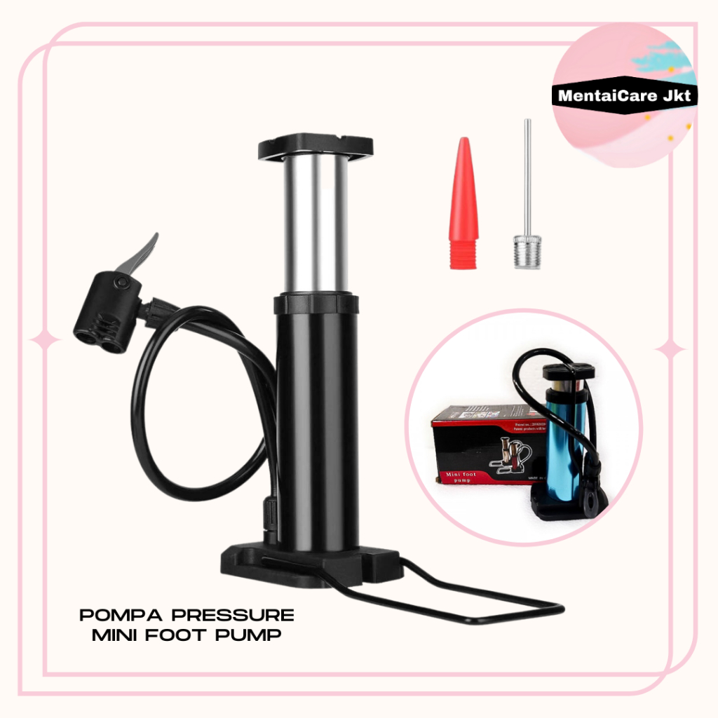 Jual High Pressure Foot Pump Pompa Injak Darurat Ban Sepeda Motor Mobil ...
