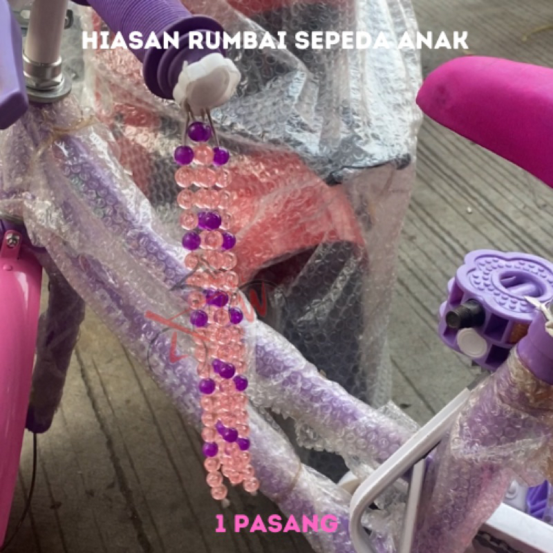 Jual Hiasan Rumbai Sepeda Anak | Aksesoris Sepeda Anak | Shopee Indonesia