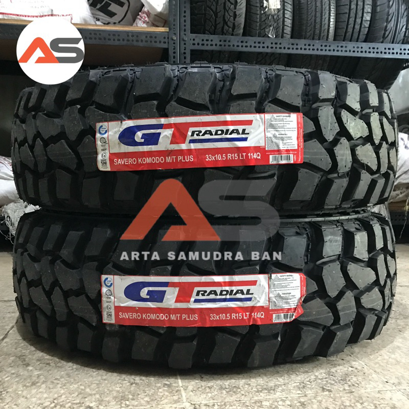 Jual Ban GT Radial Gajah Tunggal Savero Komodo M/T MT Plus 33 X 10.5 R 15 R15 | Shopee Indonesia