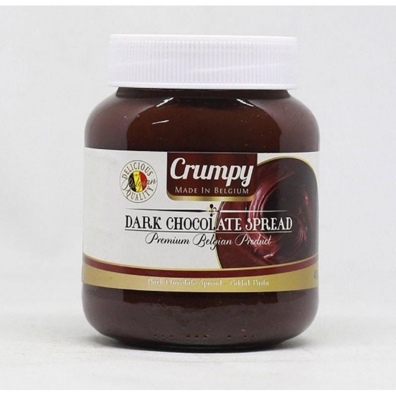 Jual CRUMPY BELGIAN DARK CHOCOLATE SPREAD 400 GRAM / CRUMPY HAZELNUT ...