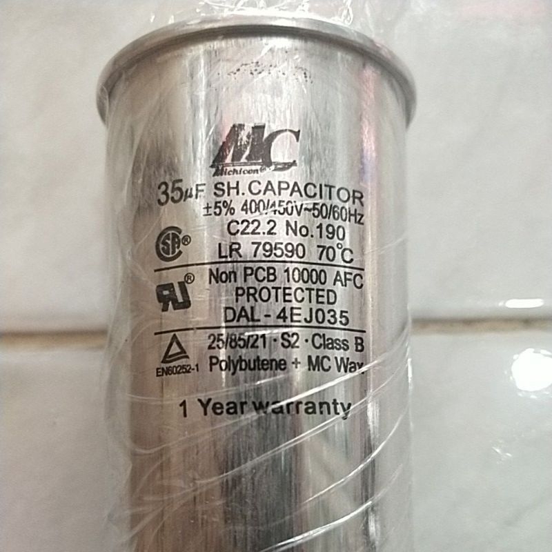 Jual KAPASITOR AC 35UF MICRO MERK MC ORIGINAL | Shopee Indonesia