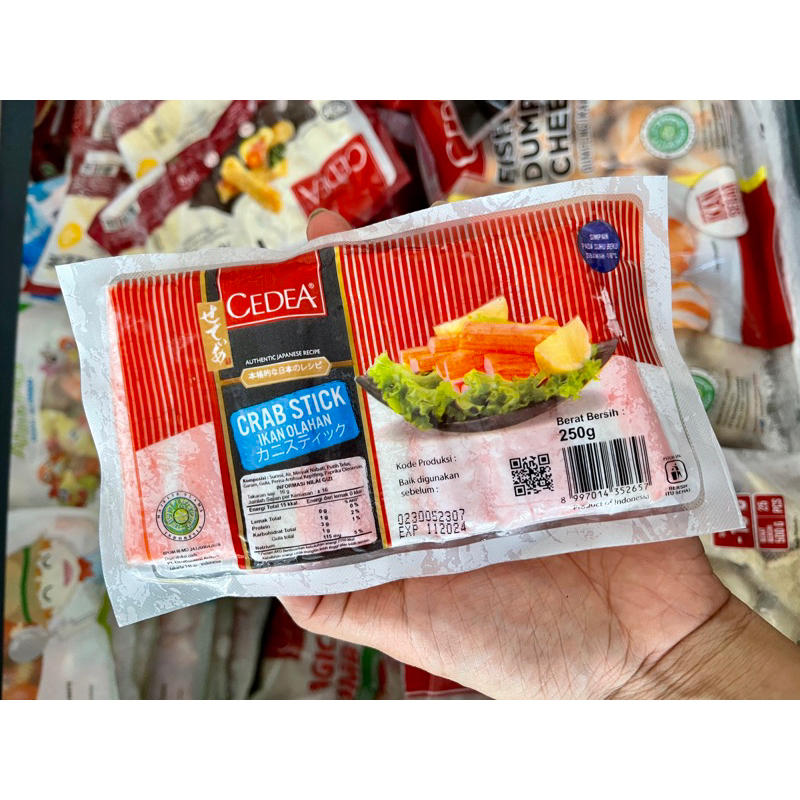 Jual CEDEA Fish roll / Crab stik / Naget kepiting / Fish Cake / Seafood ...