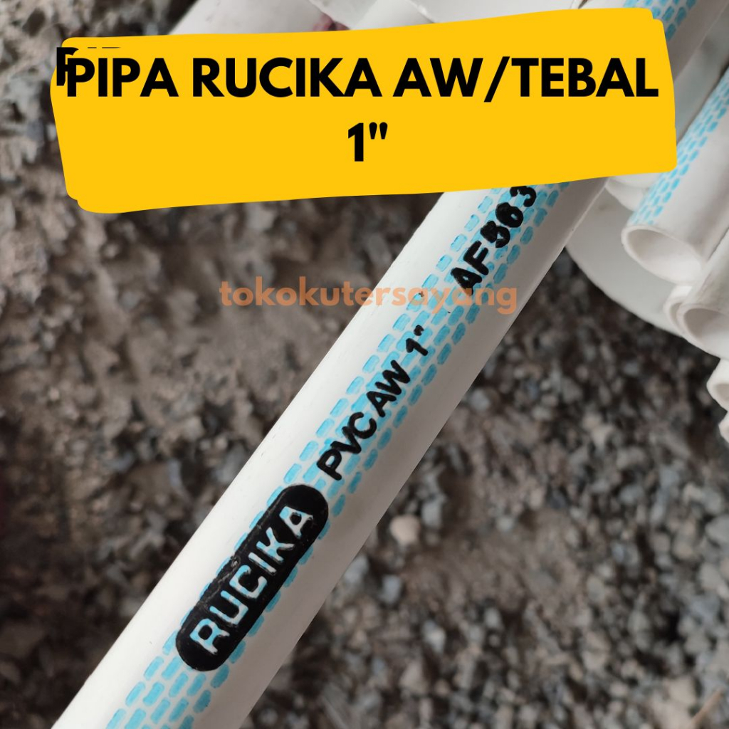 Jual PIPA RUCIKA PARALON METERAN TIPE AW D 1" - 2" | Shopee Indonesia