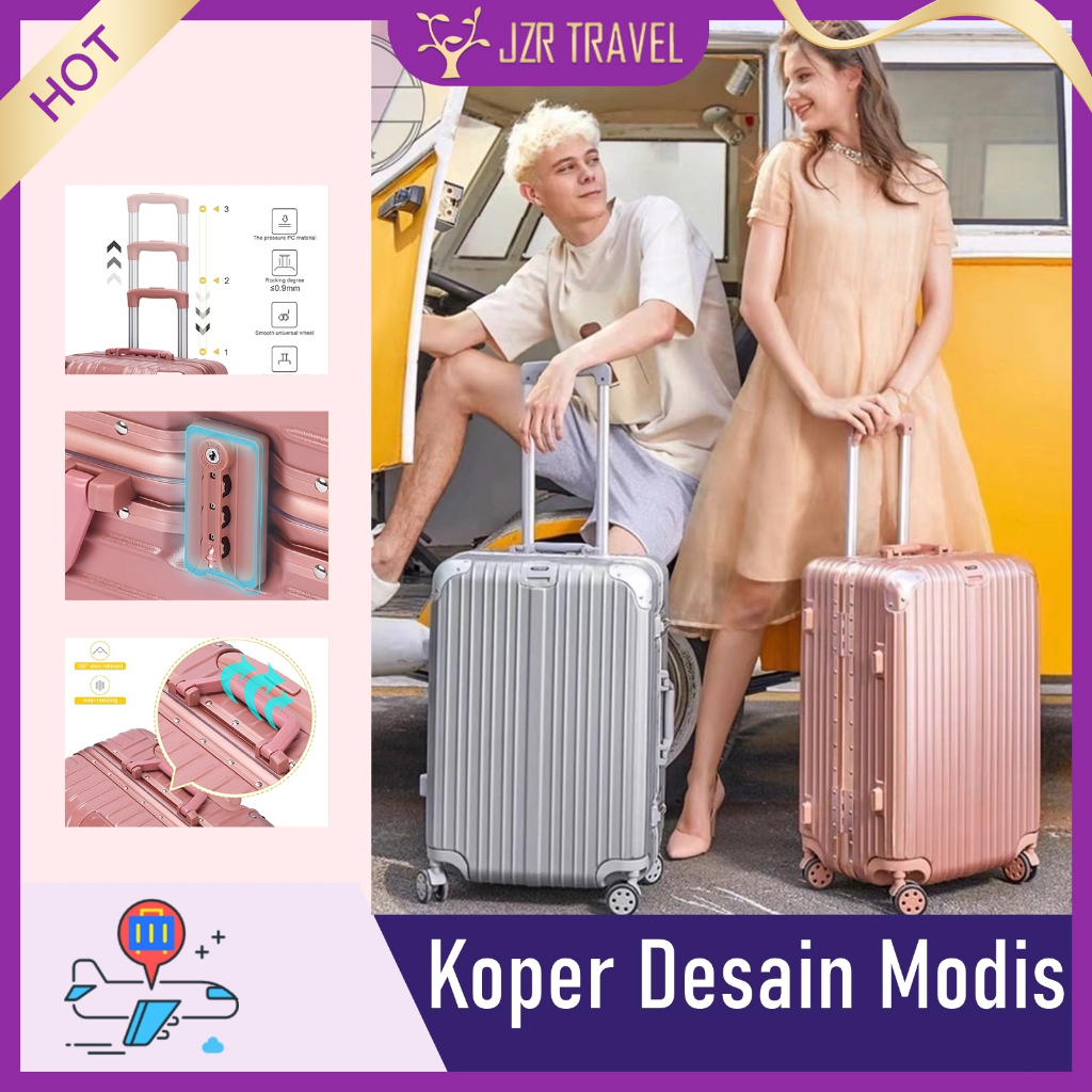 Jual JZR Koper Aluminium 24 Inch + PC Jerman | Kunci TSA, Desain ...