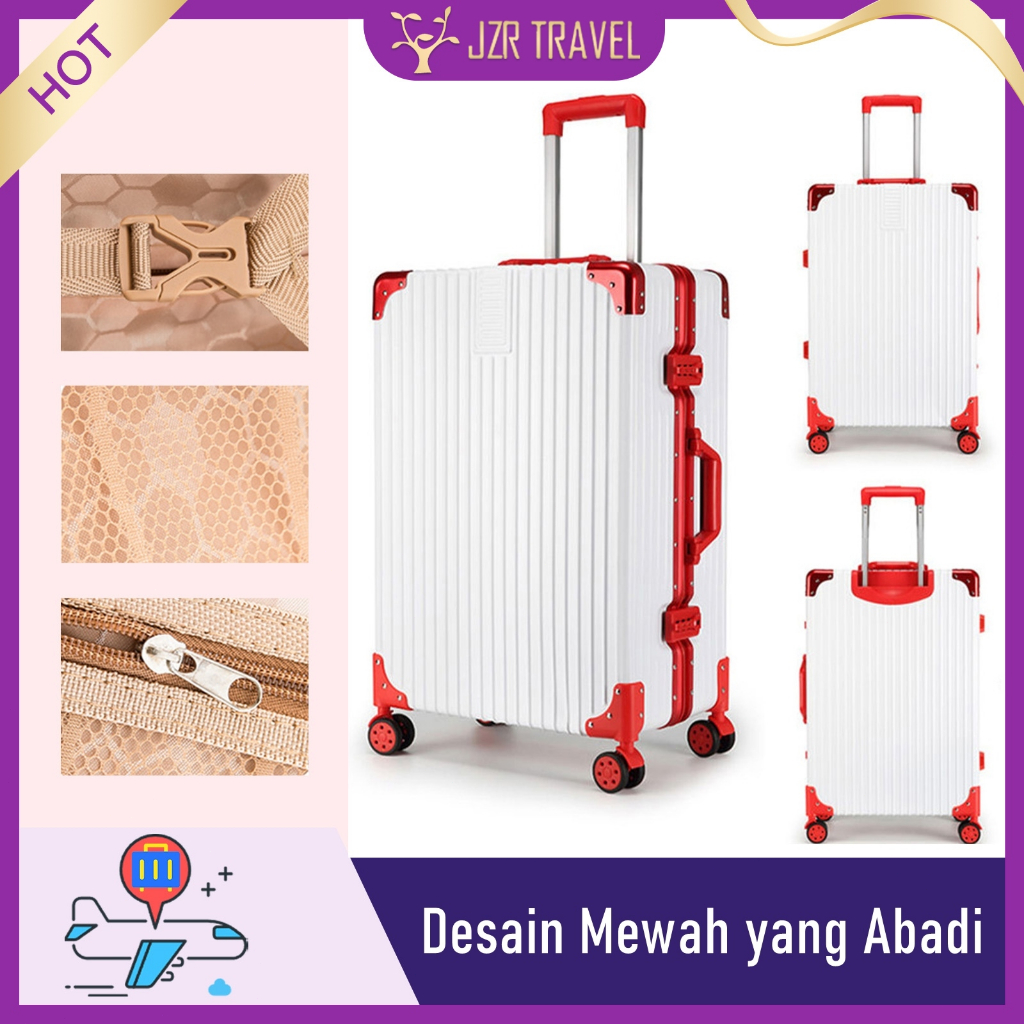 Jual JZR Koper 24 Inch Aluminium dengan Gembok TSA dan Roda Putar Diam ...