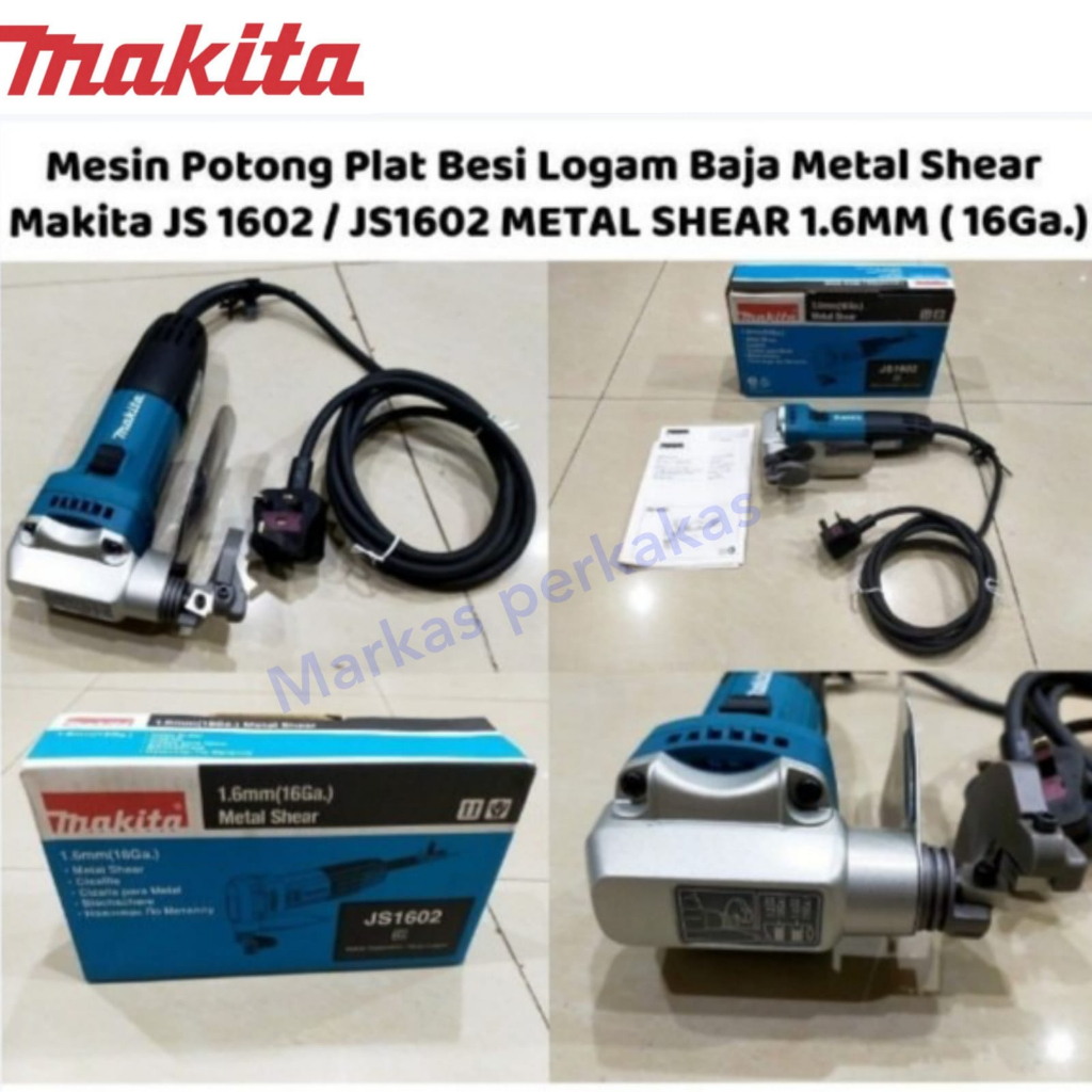 Jual Metal Shear Makita JS1602 Mesin Potong Besi Logam Metal JS 1602 | Shopee Indonesia