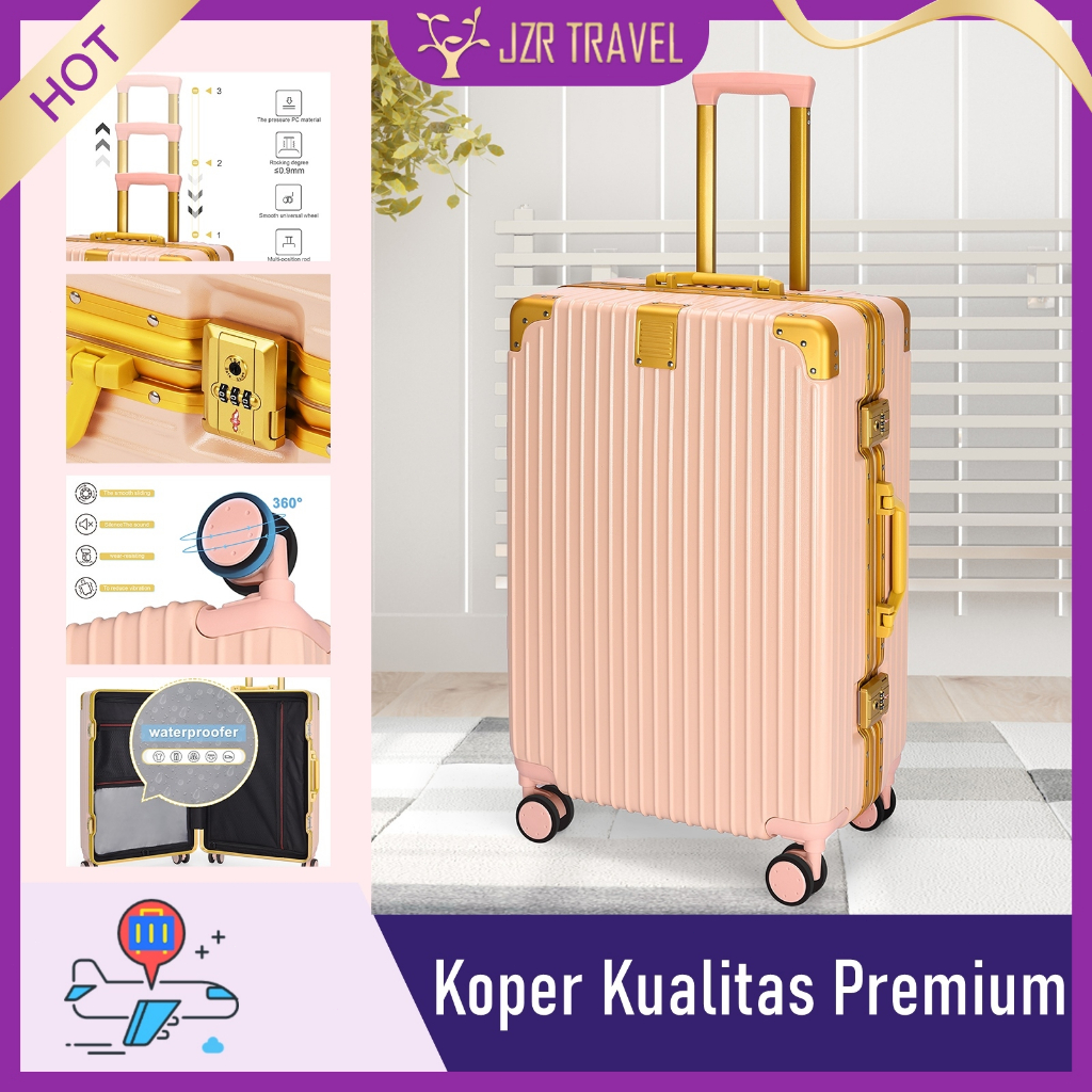 Jual JZR Koper 20 Inch Aluminium - Kompak dan Kuat Dilengkapi TSA Lock ...