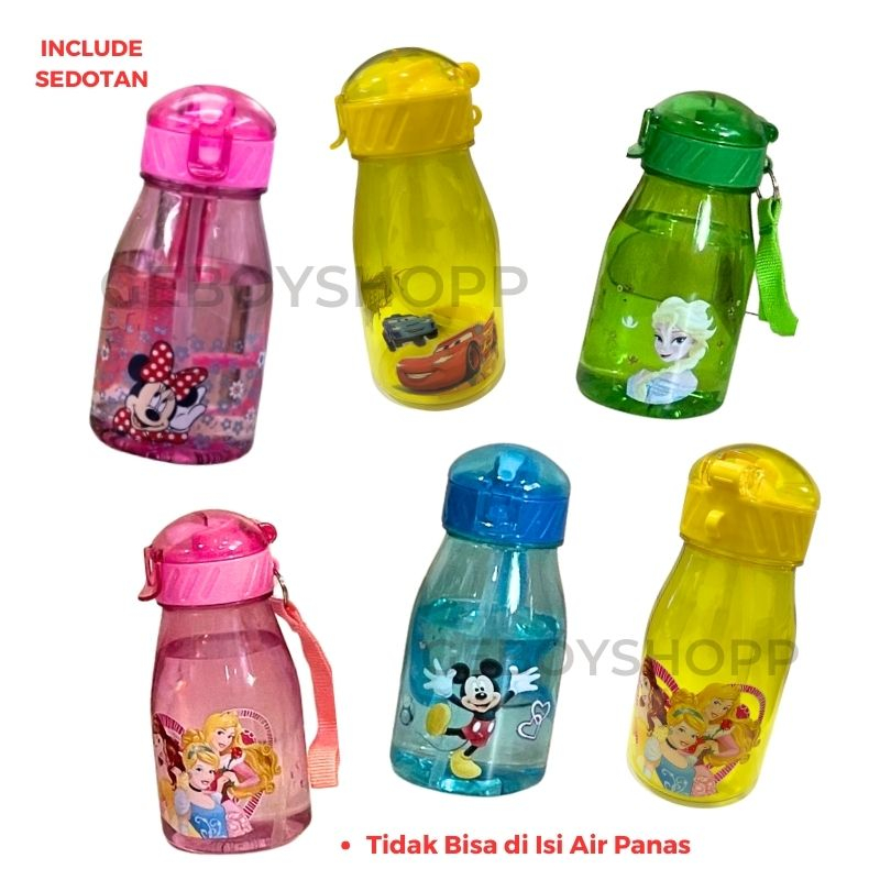 Jual Botol Minum / Tempat Minum / Botol Air Minum Karakter Straplock ...