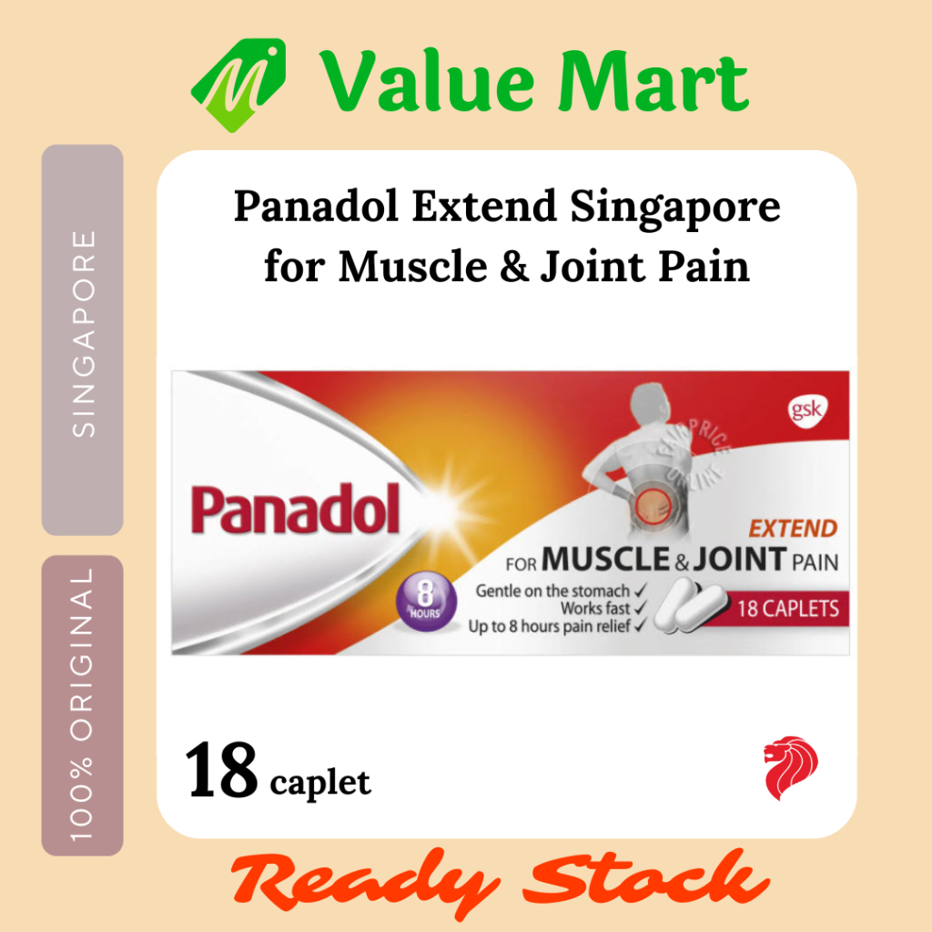 Jual Panadol Extend for Muscle and Joint Obat Sakit Otot Singapore ...