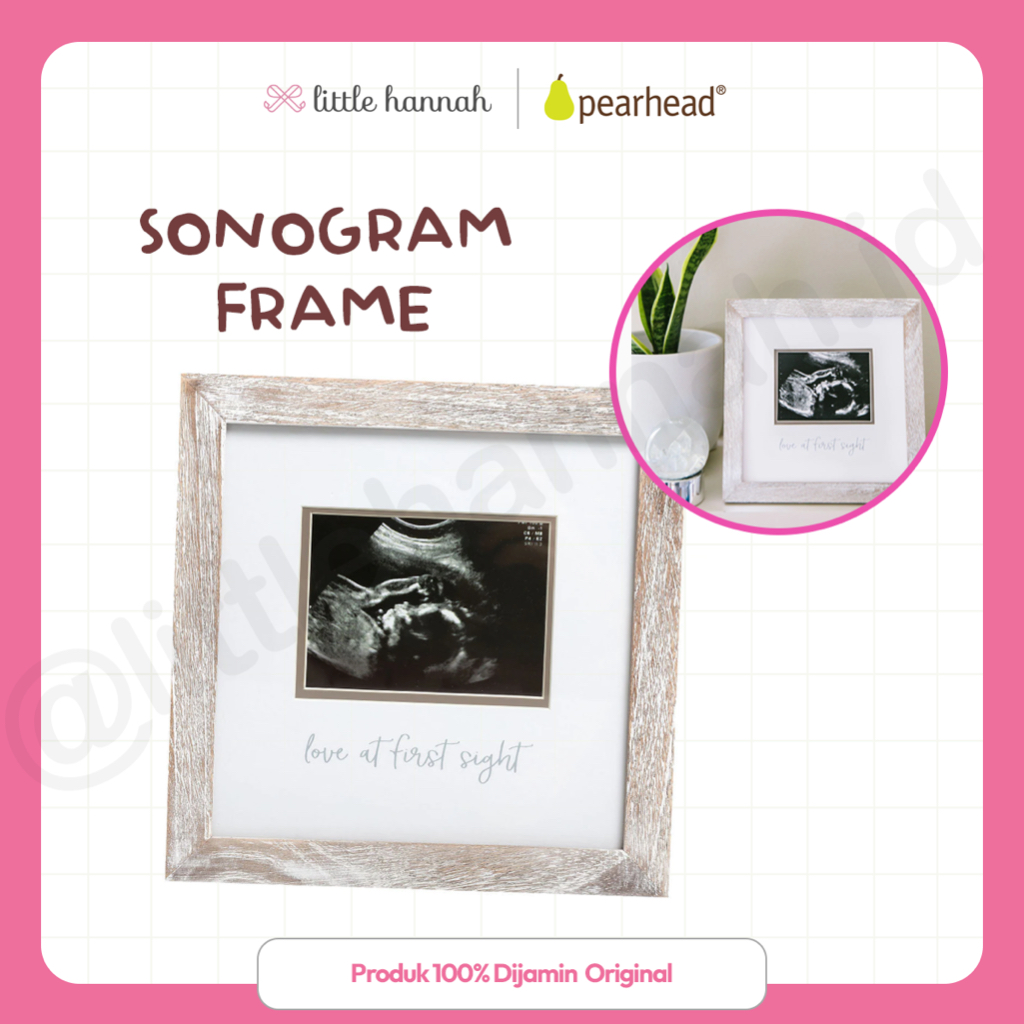 Jual Pearhead Sonogram Frame / Pearhead Bingkai Foto USG / Baby ...