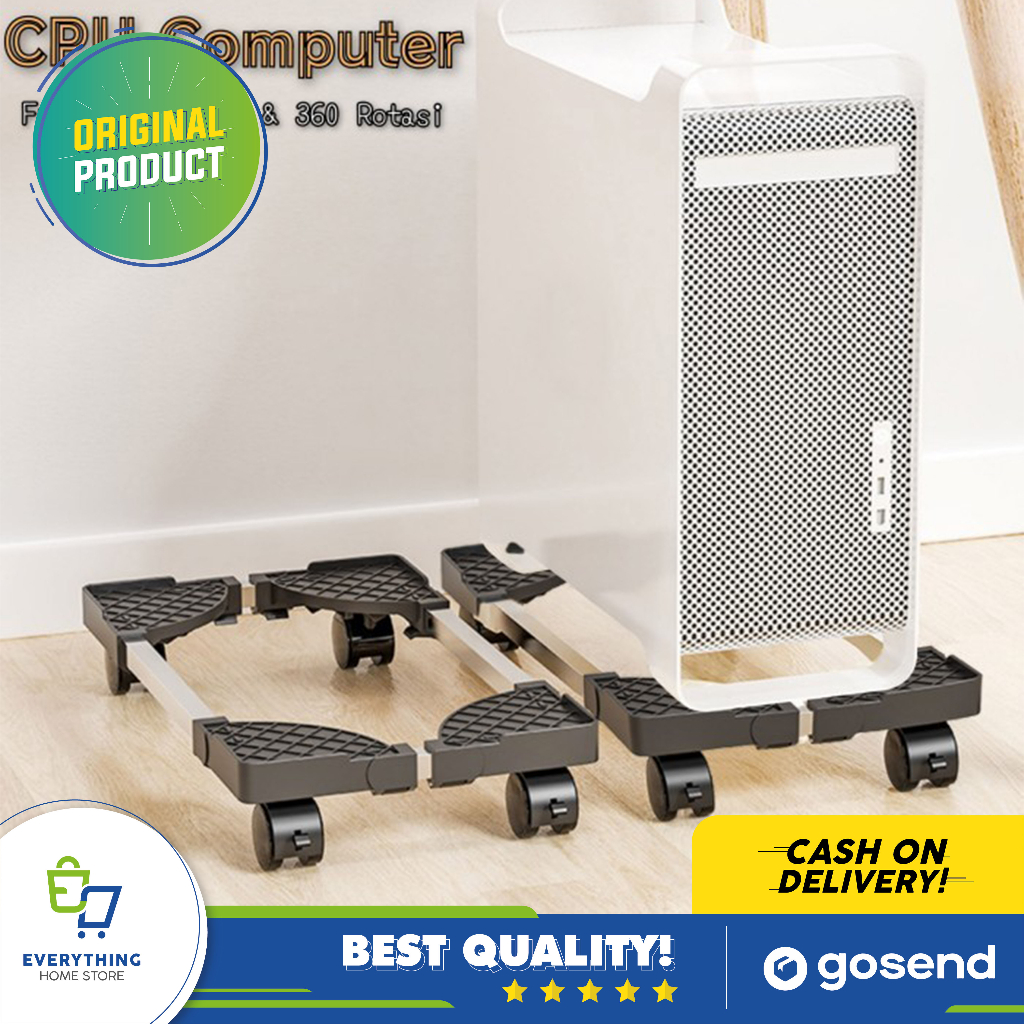 Jual Roda Dudukan Tatakan Roda Kaki CPU Desktop Computer Lemari Kulkas ...