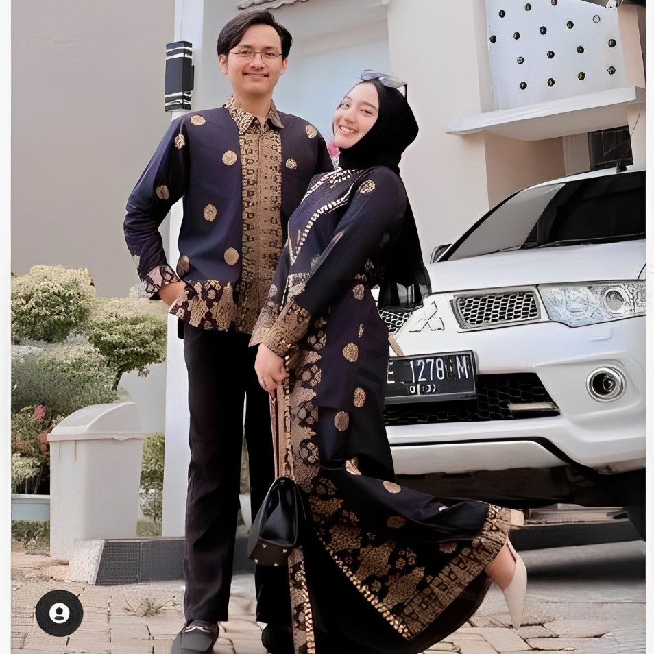 Jual Zhenda Setelan Batik Baju Kondangan Couple Gamis Songket Palembang ...