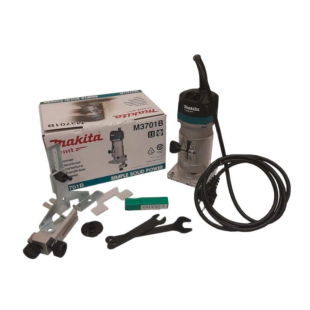 Jual MAKITA 3709 Mesin Profil 6mm Kayu Router 6 mm Wood Trimmer ...