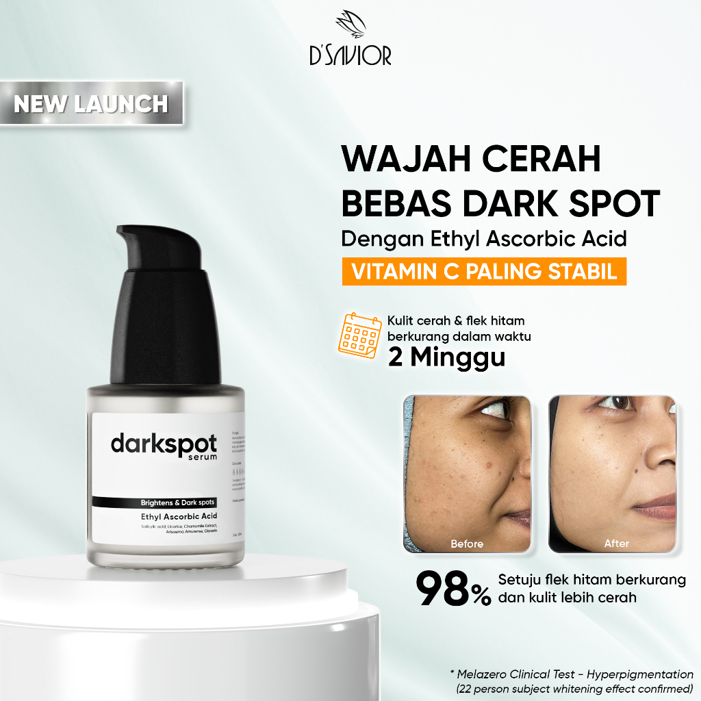 Jual D'SAVIOR Darkspot Serum Vit C 20ml | Mencerahkan dan menyamarkan ...