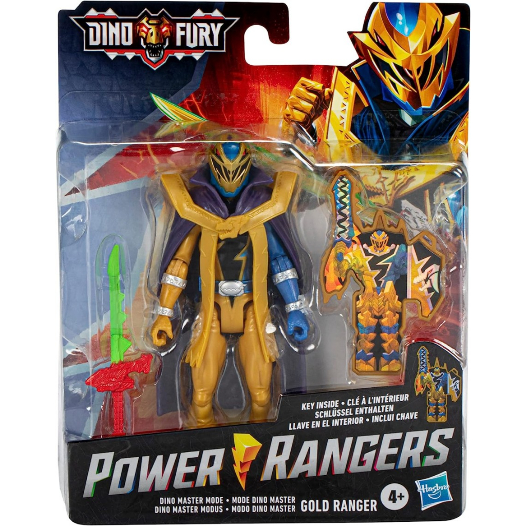 Jual Power Rangers Action Figure Dino Master Mode Gold Ranger 6-Inch ...