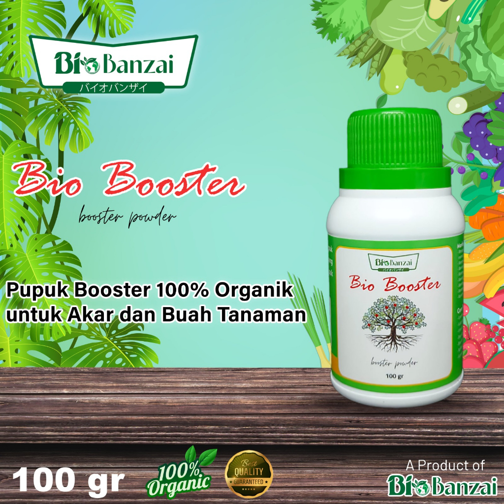 Jual BIO BOOSTER 100GR PRODUK BIO BANZAI PUPUK ORGANIK UNTUK AKAR DAN ...
