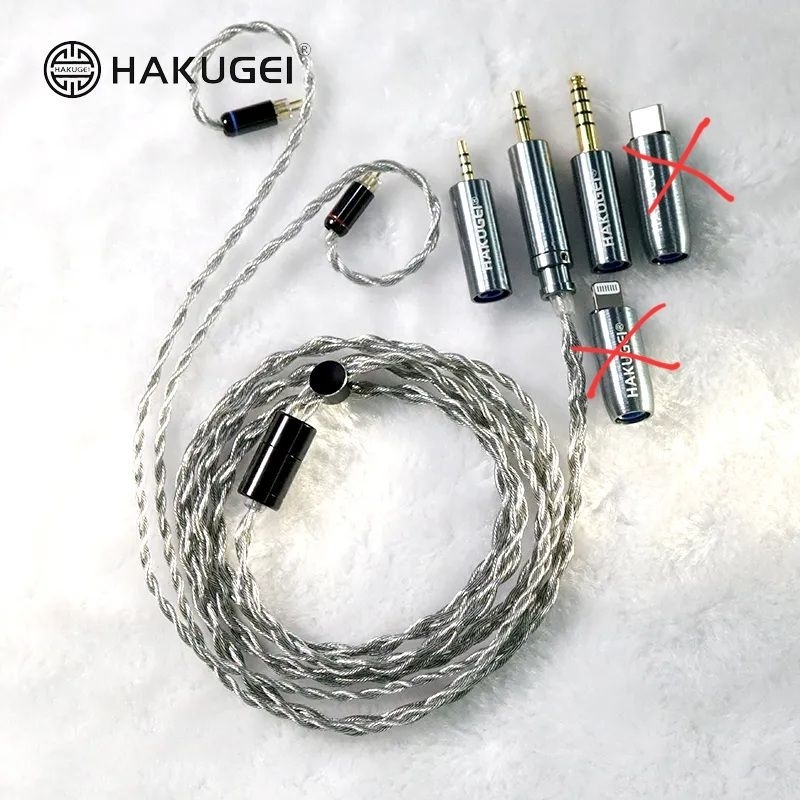 Jual Hakugei Obsidian (Tacable) Modular 2pin/QDC/MMCX Earphone Cable | Shopee Indonesia