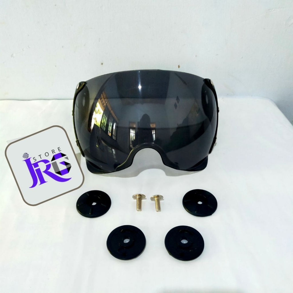 Jual KACA HELM PILOT LENGKAP SET BAUT TINGGAL PASANG | Shopee Indonesia