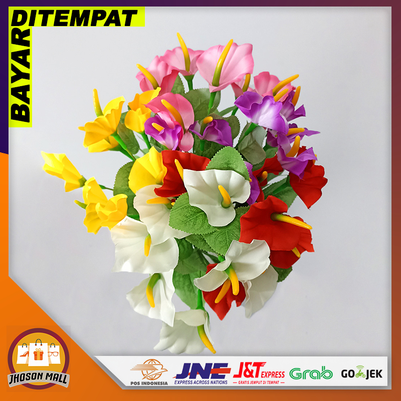 Jual JM Bunga Tangkai Bunga Lily Hias Dekorasi Ruangan Rumah Bunga ...