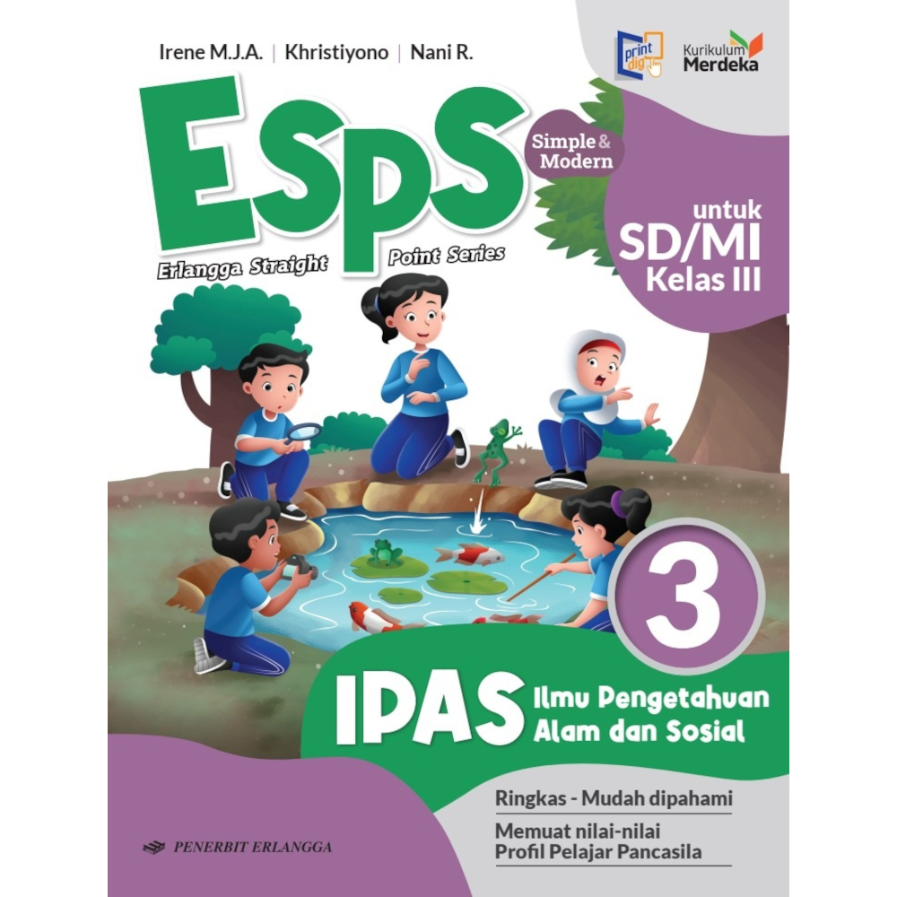 Jual Buku Pelajaran SD / MI ESPS IPAS kelas 3 Kurikulum Merdeka ...