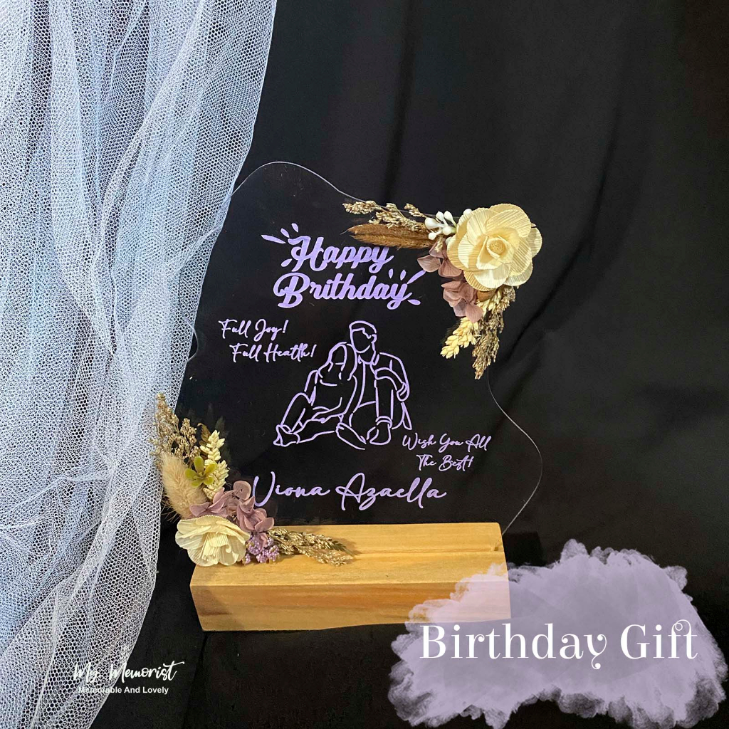 Jual kado birthday ulang tahun, Kado Baby Newborn, Kado wisuda akrilik ...