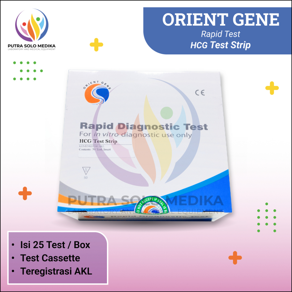 Jual HCG TEST STRIP (50 TEST) | RAPID TEST ORIENT GENE | Shopee Indonesia