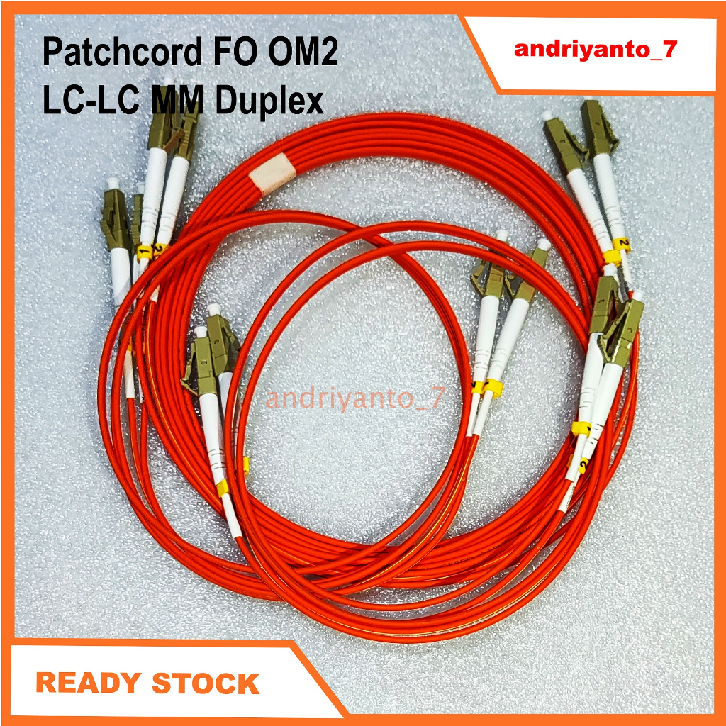 Jual Patchcord FO OM2 LC - LC 1 Meter Multimode Duplex | Shopee Indonesia