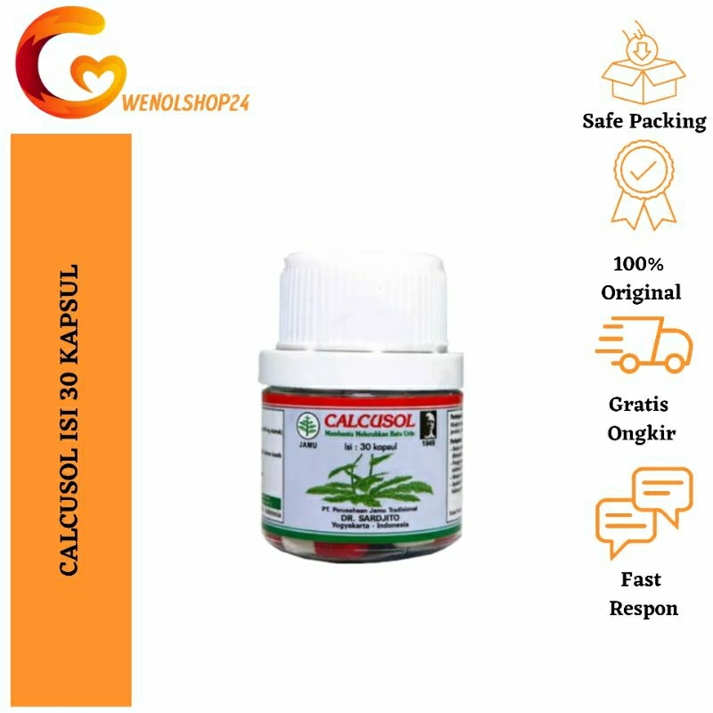 Jual Calcusol 30's Kapsul Dr Sardjito / Obat Batu Empedu / Obat Batu ... Jual Calcusol 30's Kapsul Dr Sardjito / Obat Batu Empedu / Obat Batu ...