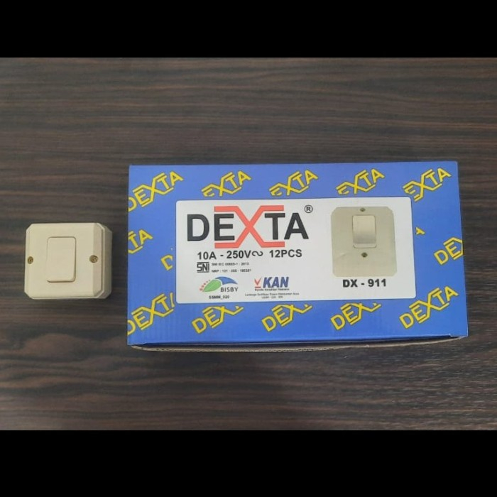 Jual Saklar Tunggal On/Off Outbow OB Engkel Segi DEXTA DX-911 | Shopee ...