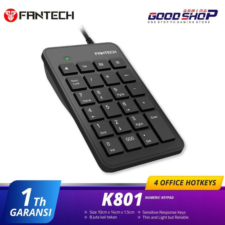 Jual Fantech K801 Keyboard Numeric | Shopee Indonesia