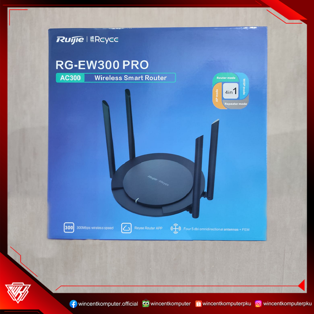 Jual Ruijie RG-EW300 PRO 300 Mbps Wireless Smart Router | Shopee Indonesia