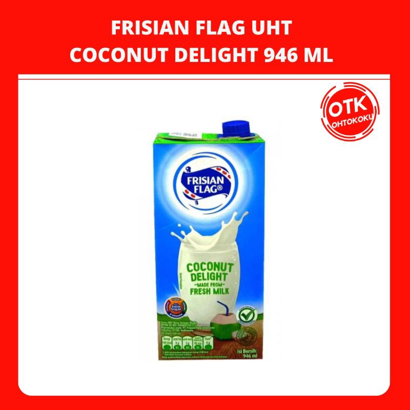 Jual FRISIAN FLAG SUSU UHT COCONUT DELIGHT 946 ML | Shopee Indonesia