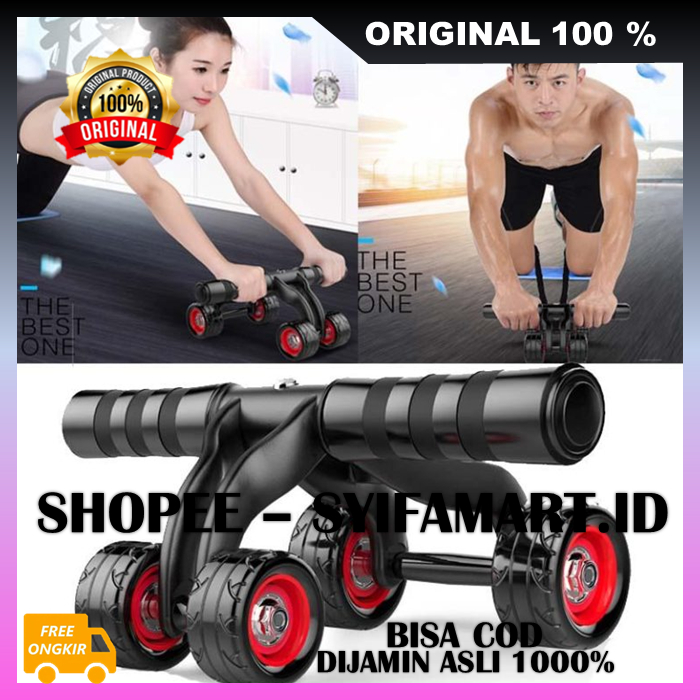 Jual Roller ABS Alat Pembentuk Otot Perut Lengan Alat Bantu Gym ...
