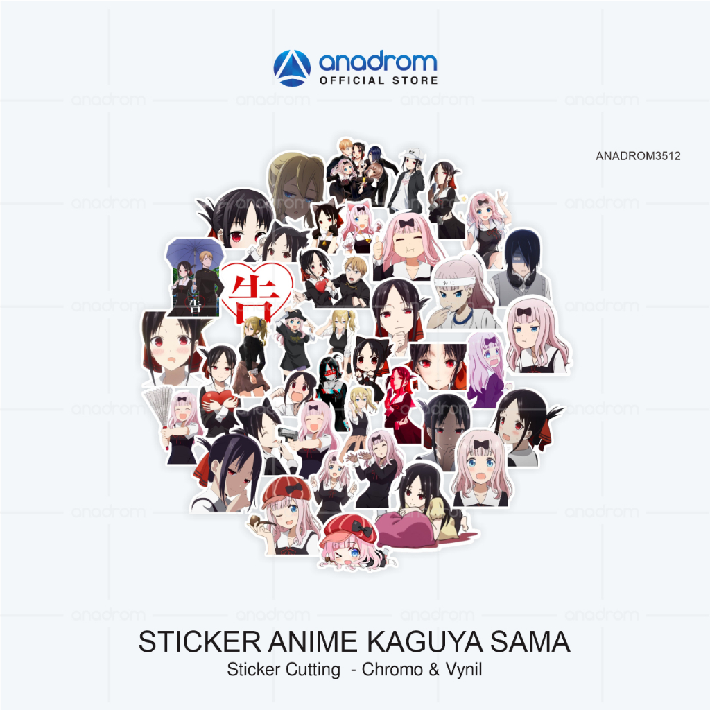 Jual Sticker Anime Kaguya Sama - Love Is War | Sticker Anime ...